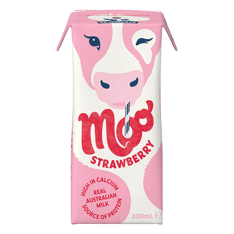 【单罐】Devondale Moo 草莓味奶 200ml【Costco代购】 - Umall今日优选 - 澳洲线上超市