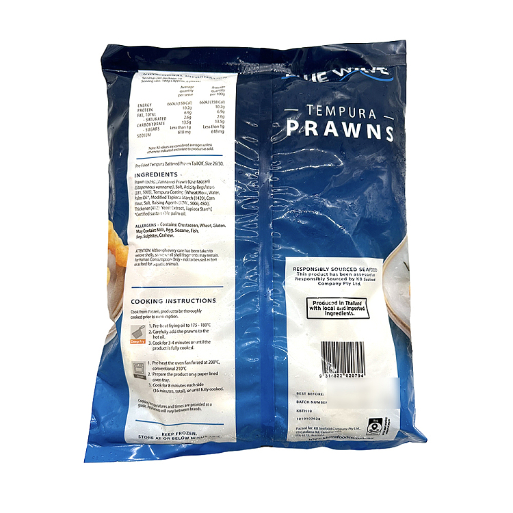 【冻】Blue Wave 天妇罗虾 Tempura Prawns 1kg - Umall今日优选 - 澳洲线上超市